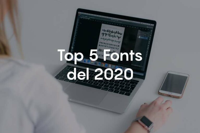 La nostra Top 5 dei Fonts 2020 | Il Blog Realisaprint